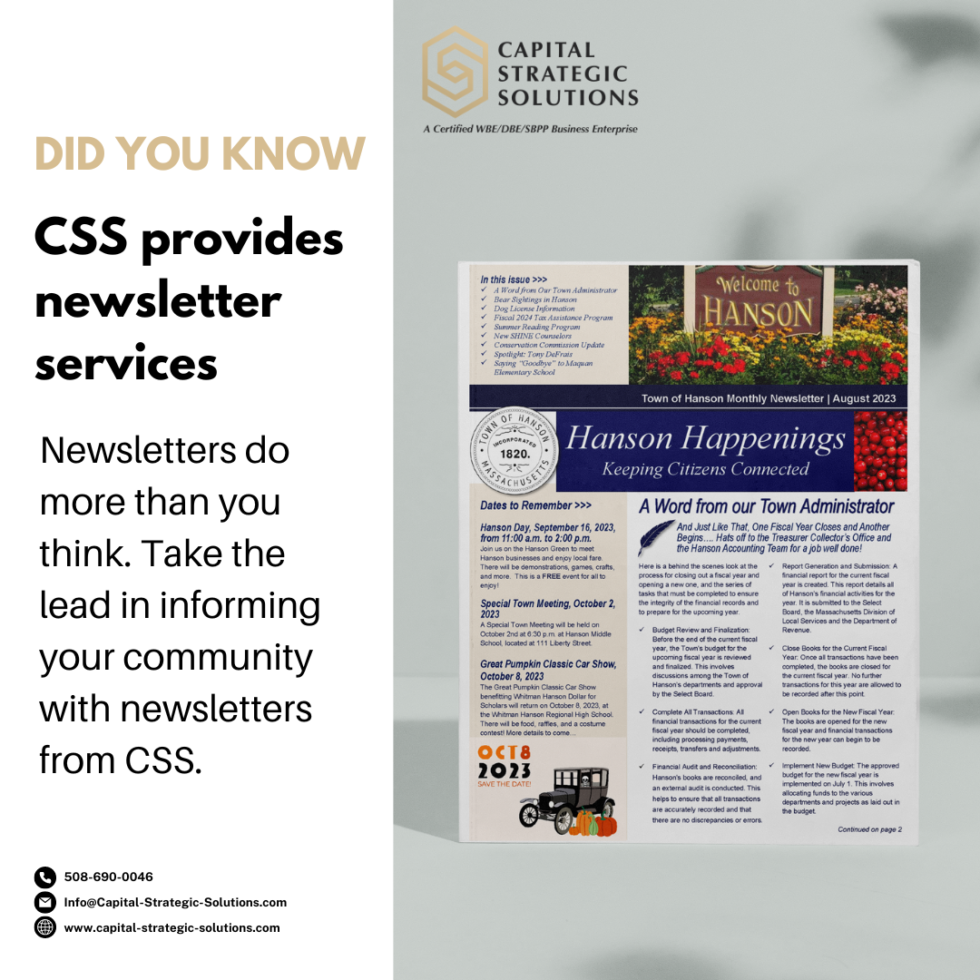 The Mighty Municipal Newsletter: A Catalyst for Community Growth ...