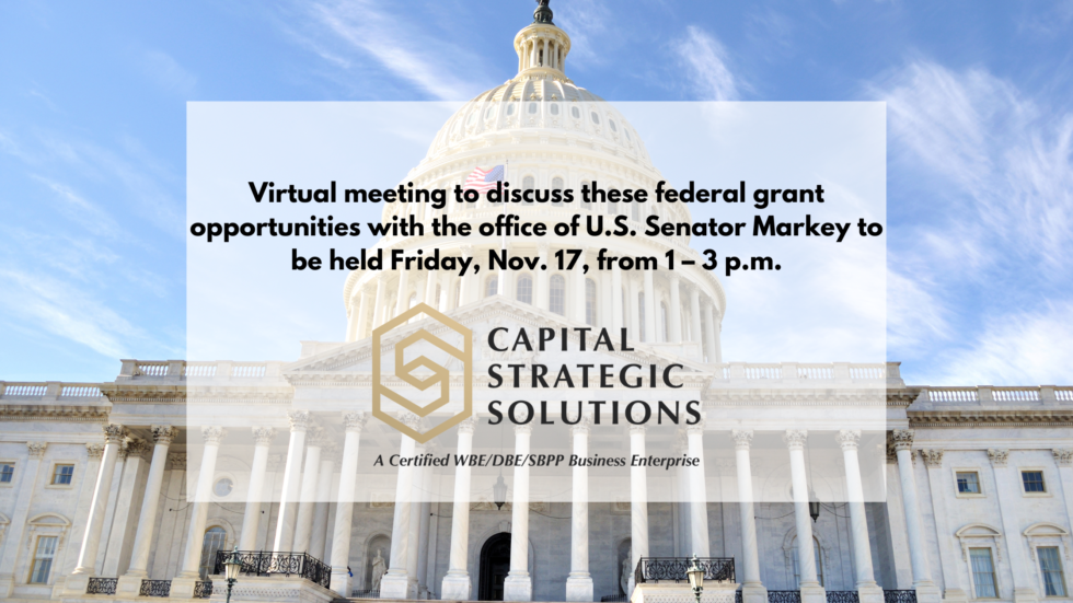 U.S. Senator Markey’s Office Announces Federal Grant Opportunities ...